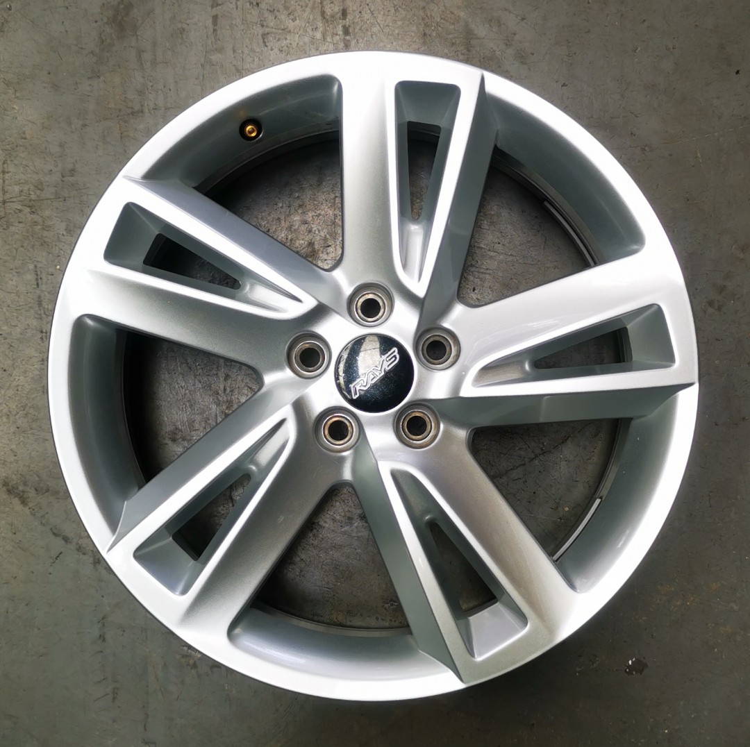 Used 17" Toyota Rims, Car Accessories, Tyres & Rims on Carousell