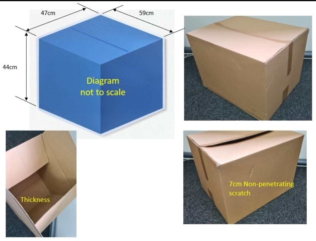 Used carton boxes, Furniture & Home Living, Home Improvement ...