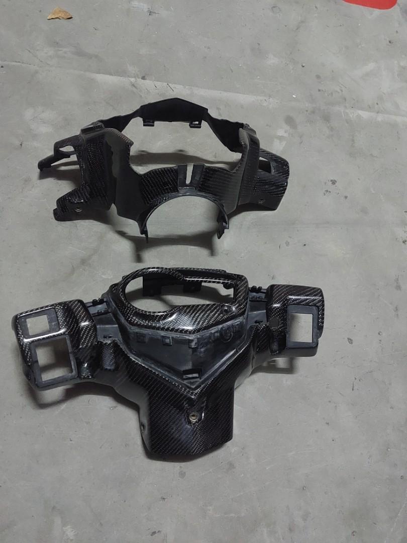 V1 Head Carbon fiber, Motorcycles, Motorcycle Accessories on Carousell