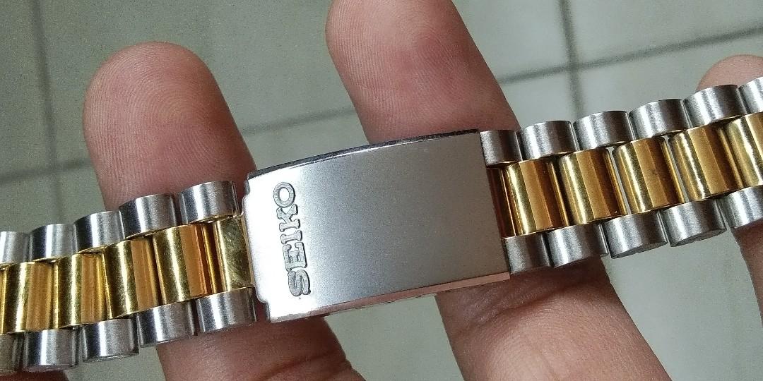 Vintage 20mm Seiko watch bracelet NOS on Carousell