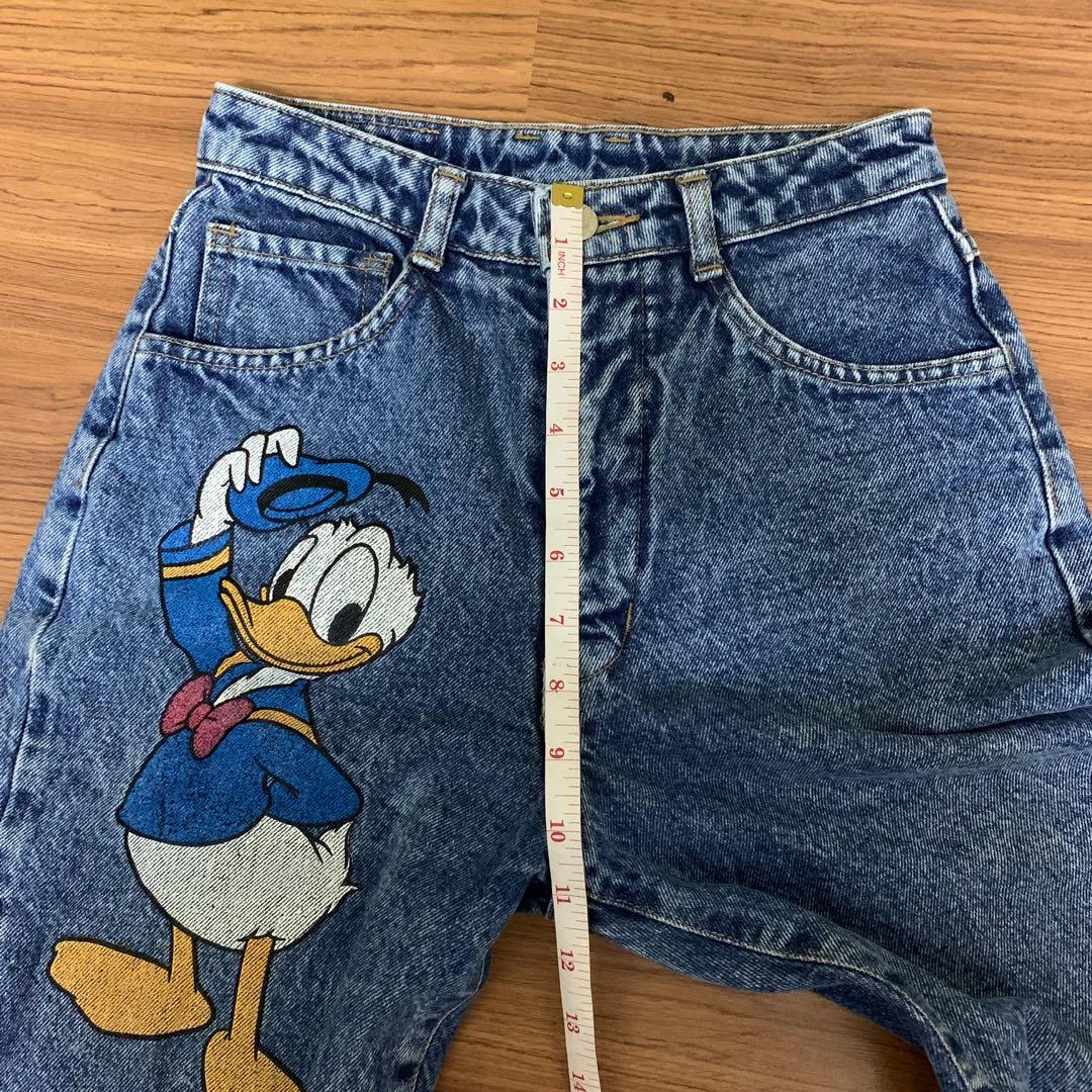 Vintage Donald Duck Tappered leg jeans pants, Women's Fashion, Clothes ...