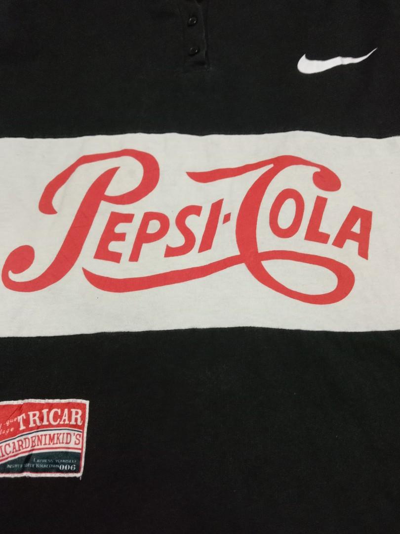 Vintage Nike Pepsi-Cola X Chicago Polo Shirt, Men's Fashion, Tops ...