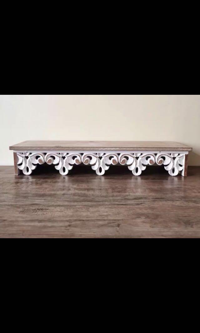 Wall Shelf Console Book Shelf Display Hall Sideboard Dining Table Decor ...