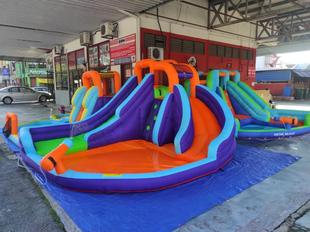 Water Slide Splash Pool Rental, Babies & Kids, Infant Playtime on Carousell