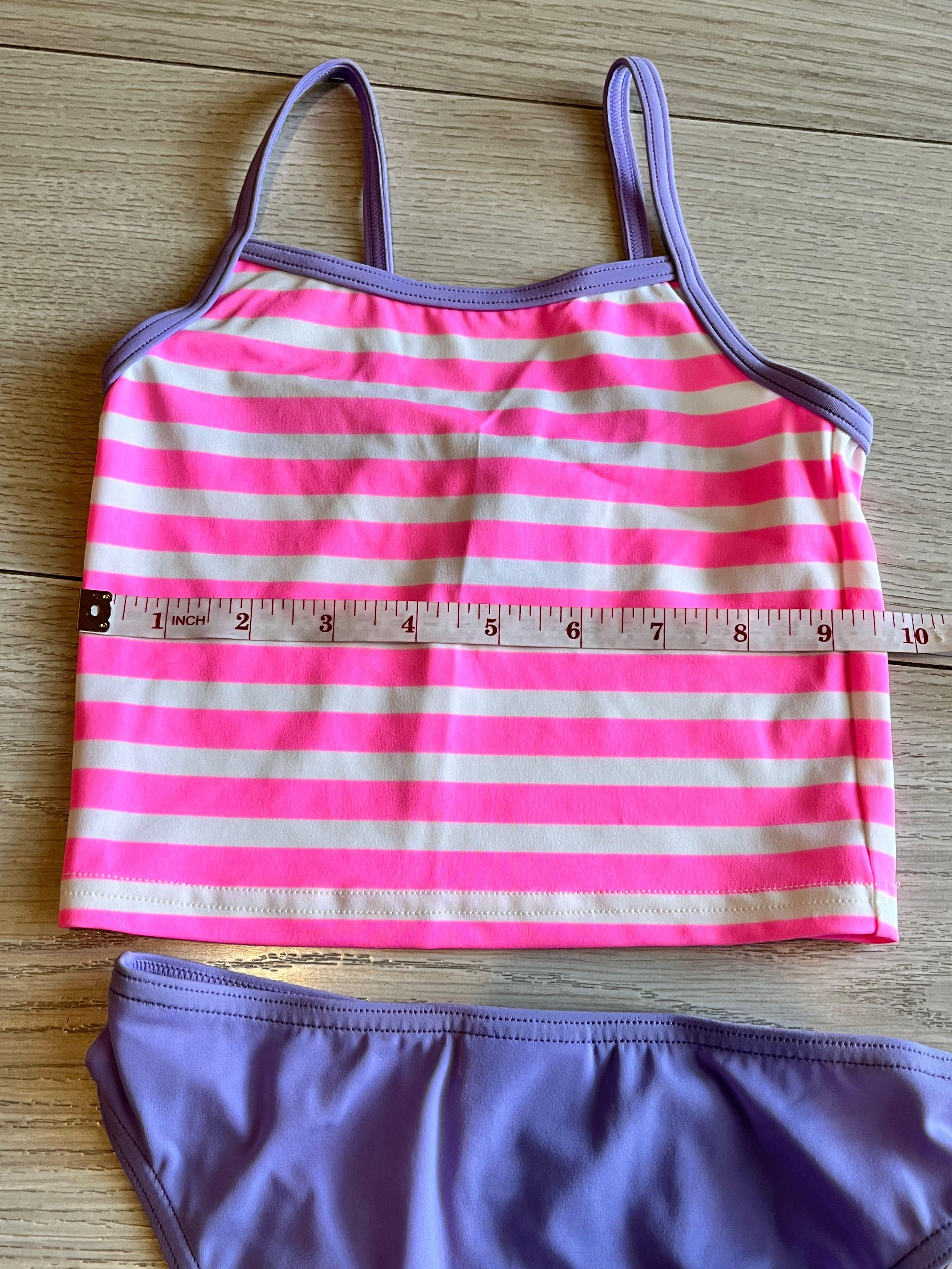 Wave Zone Pink and Purple Two Piece Tankini, Babies & Kids, Babies ...