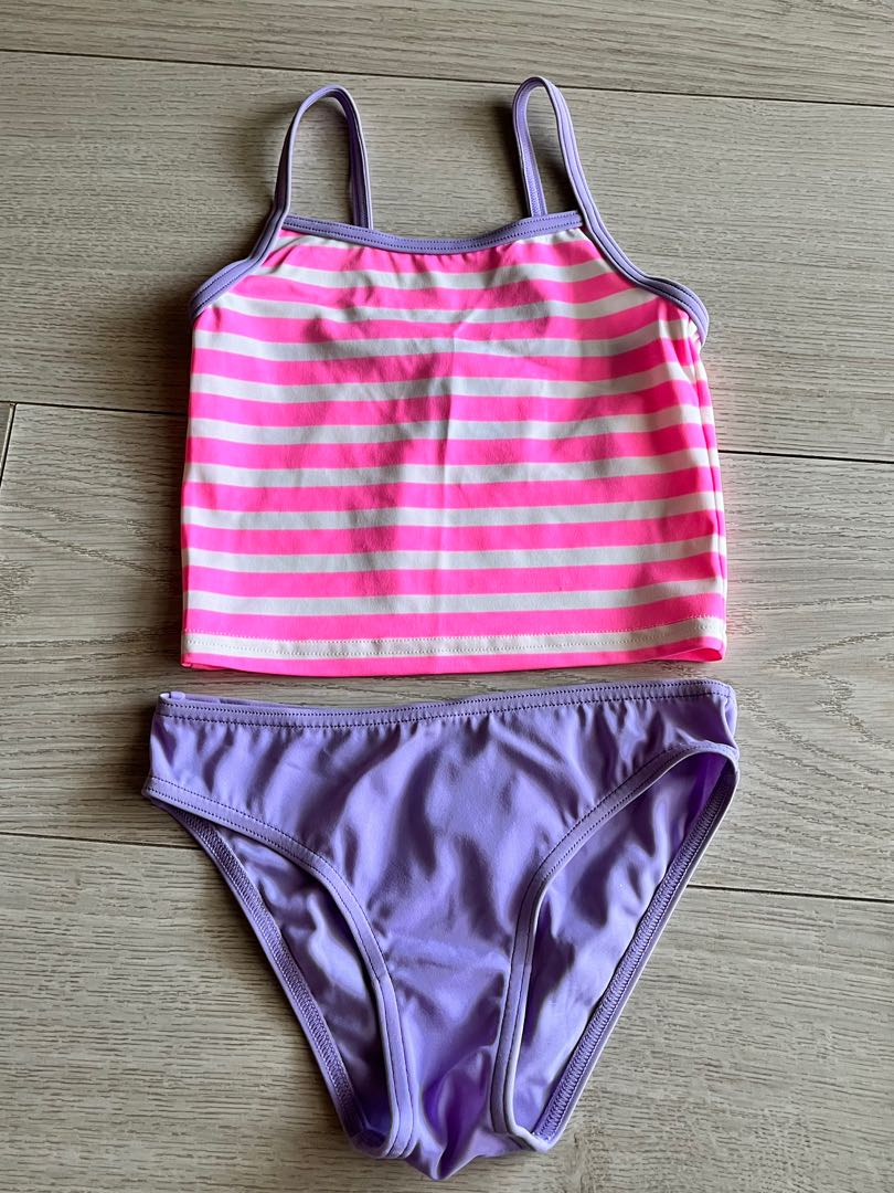 Wave Zone Pink and Purple Two Piece Tankini, Babies & Kids, Babies ...