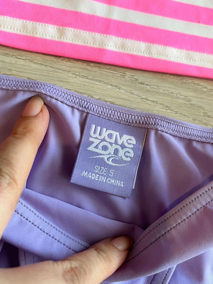 Wave Zone Pink and Purple Two Piece Tankini, Babies & Kids, Babies ...