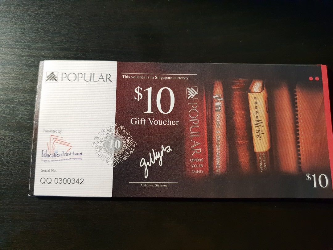 $10 Popular voucher x7, Tickets & Vouchers, Vouchers on Carousell