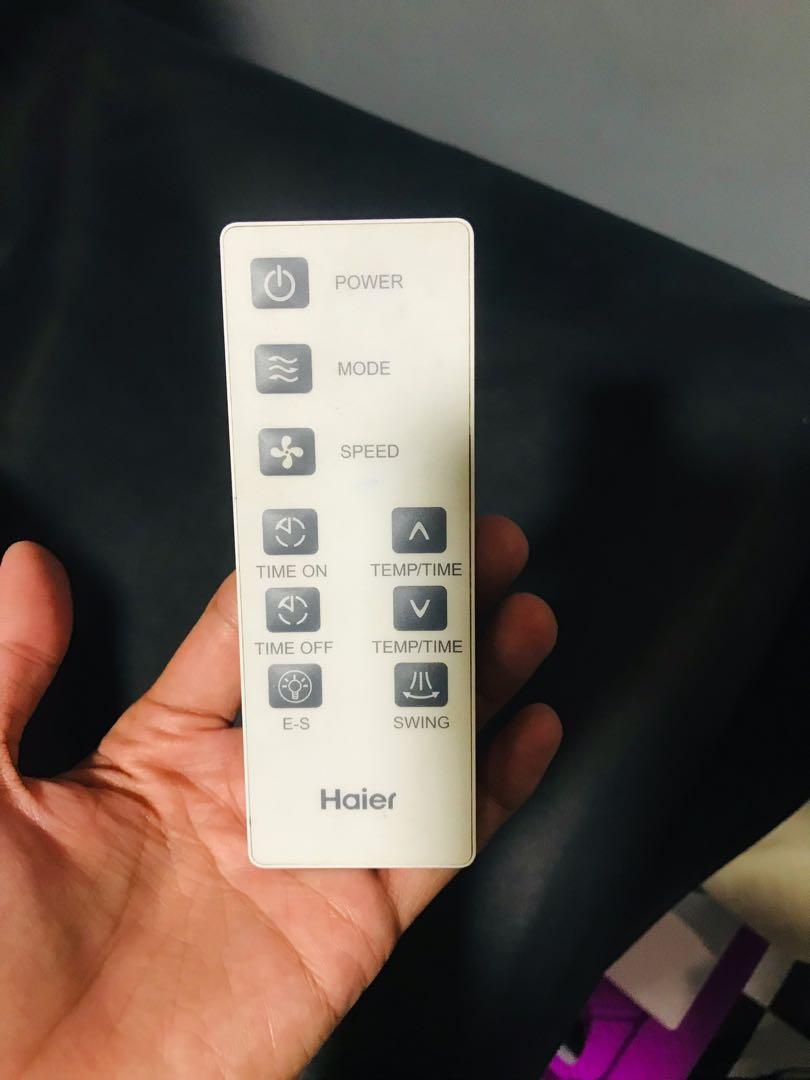 1 HP Haier window type. Inverter grade., TV & Home Appliances, Air ...