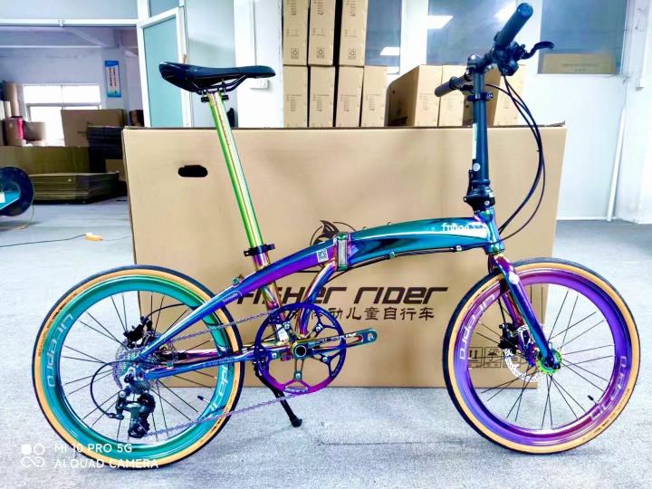 2022 新款電鍍色 FNHON TORNADO DG2018 TIAGRA 10速 油剎 20吋 451 鋁合金 折叠車 送水架前後蛙燈叮叮, 運動產品, 單車及配件, 單車 - Carousell