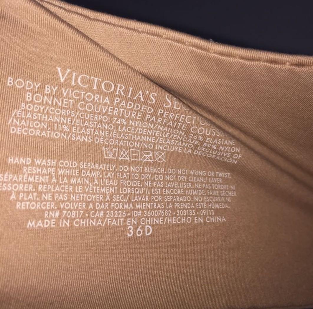 36d Victoria's Secret body by Victoria Padded perfect coverage bra ...