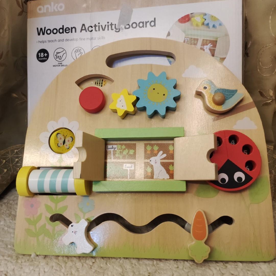 NEW Anko wooden activity board imported Australia broken box, Babies ...