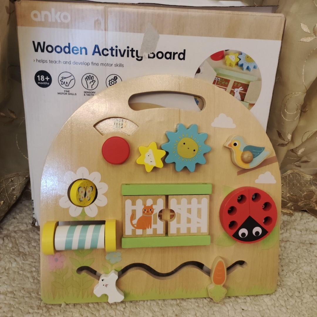 NEW Anko wooden activity board imported Australia broken box, Babies ...