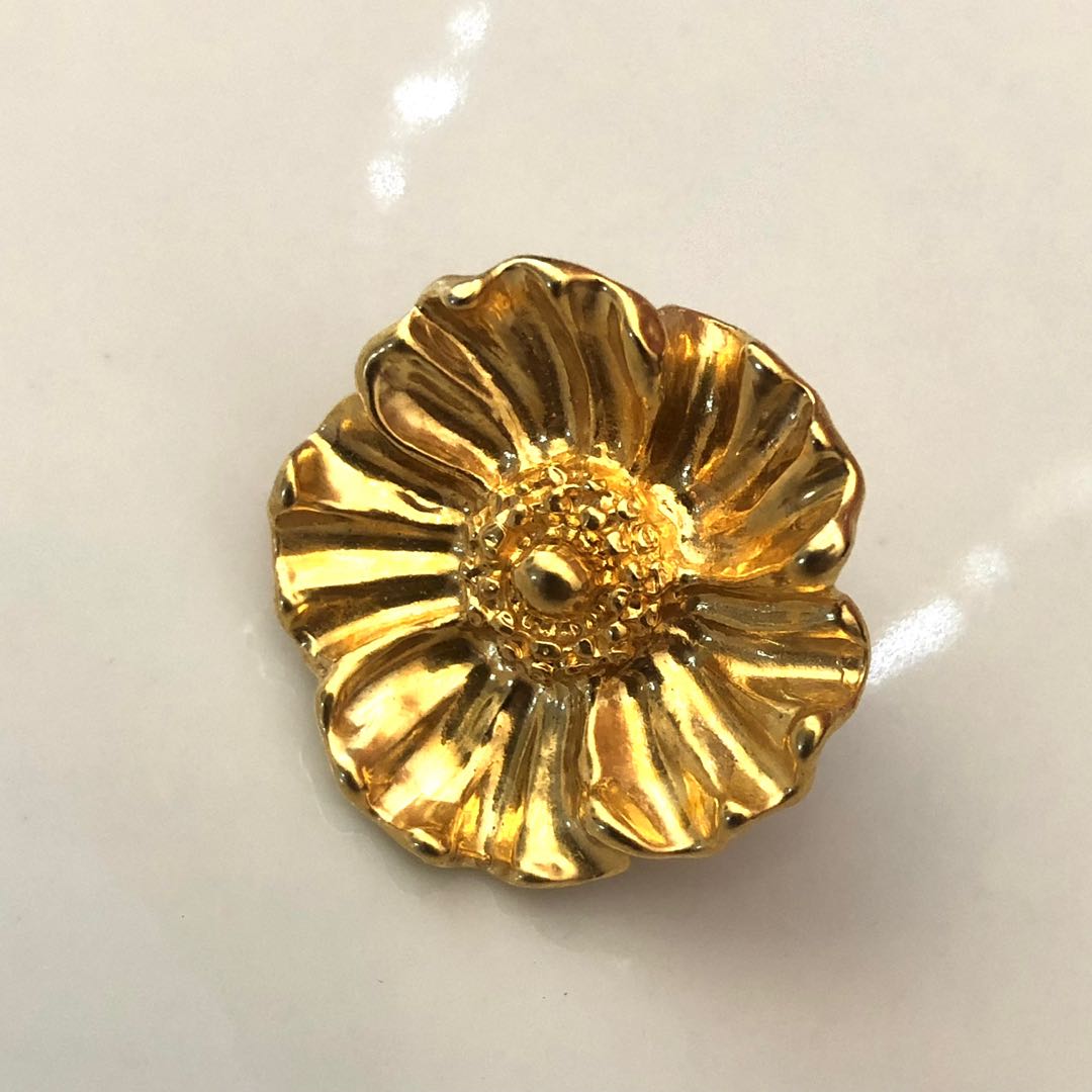 AUTHENTIC KENZO FLOWER PIN BROOCH | EXCELLENT CONDITION | SOURCE JAPAN ...