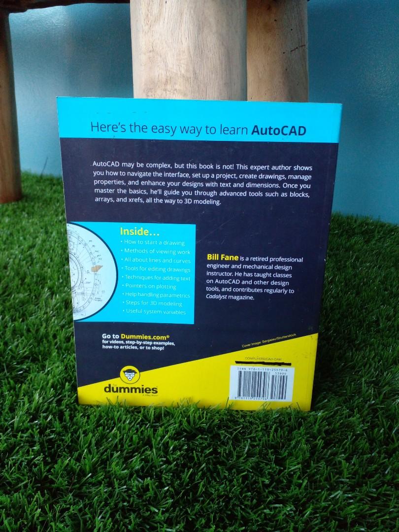 AUTOCAD For Dummies 17th Edition, Hobbies & Toys, Books & Magazines ...