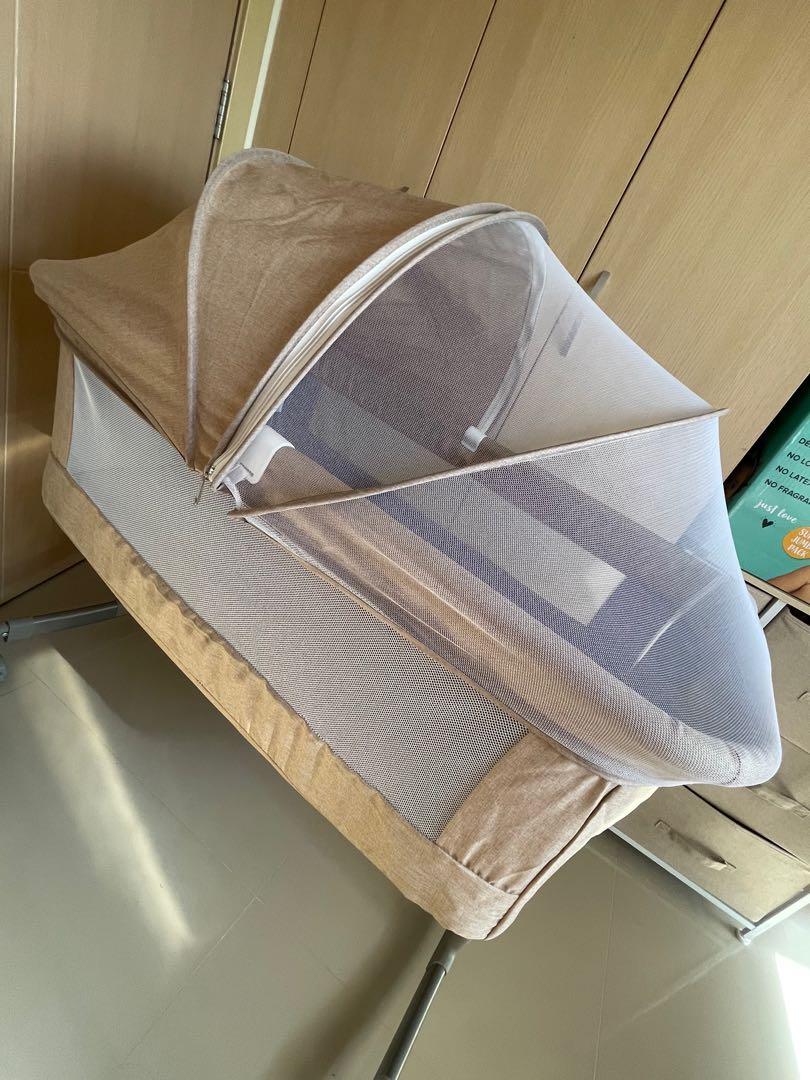 BABY ROCKER CRIB CO-SLEEPER BASSINET WITH MOSQUITO NET, Babies & Kids ...
