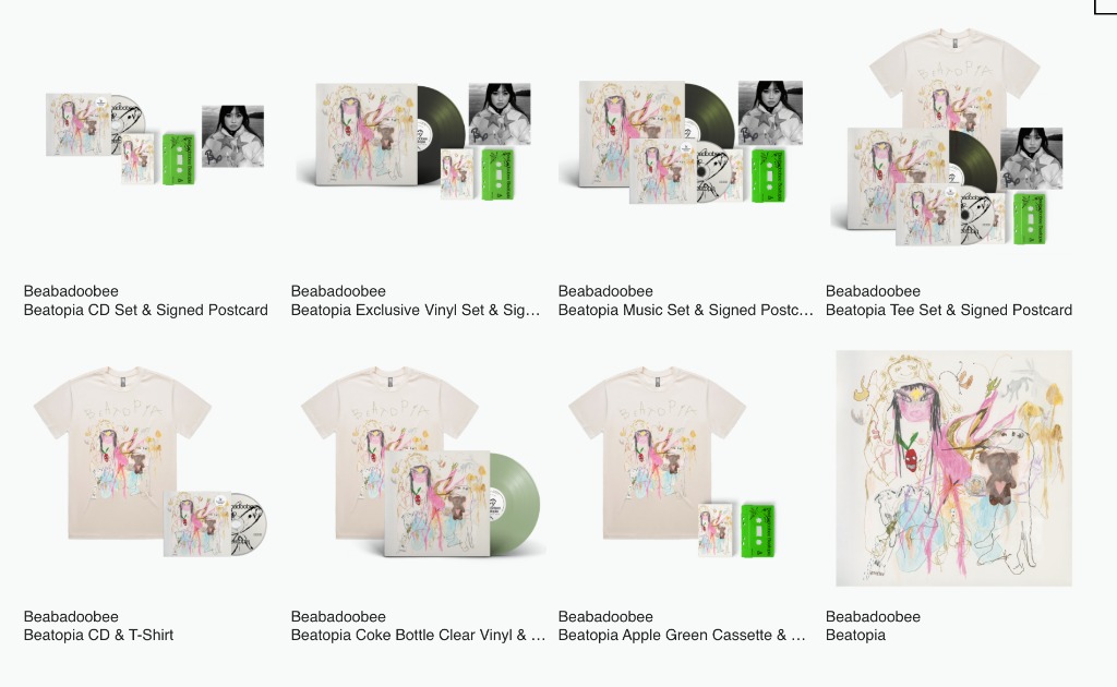 Beabadoobee 'Beatopia' - Album and Merchandise [ORDER FROM THE UK ...