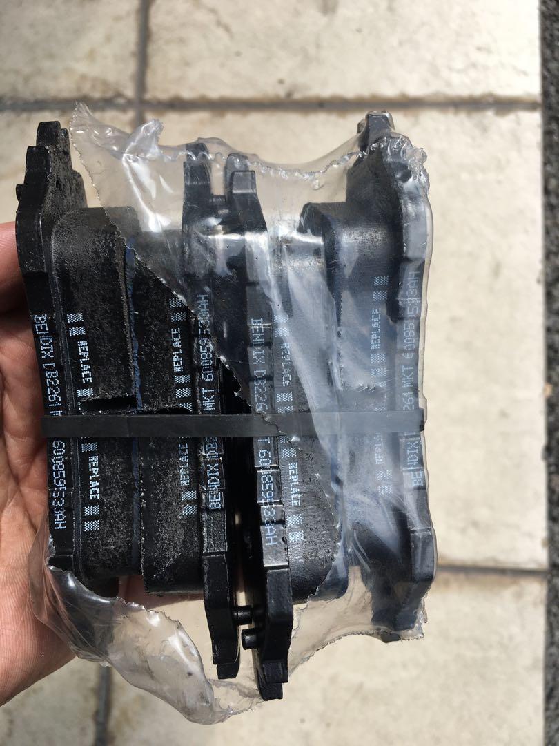 Bendix Metal King Titanium Disc Brake Pad Front for DB2261 - Toyota Vios NCP150 J/E Spec (Rear ...