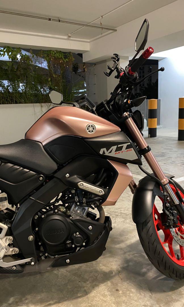 Yamaha MT15 Fork Wrap, Motorcycles, Motorcycle Accessories on Carousell