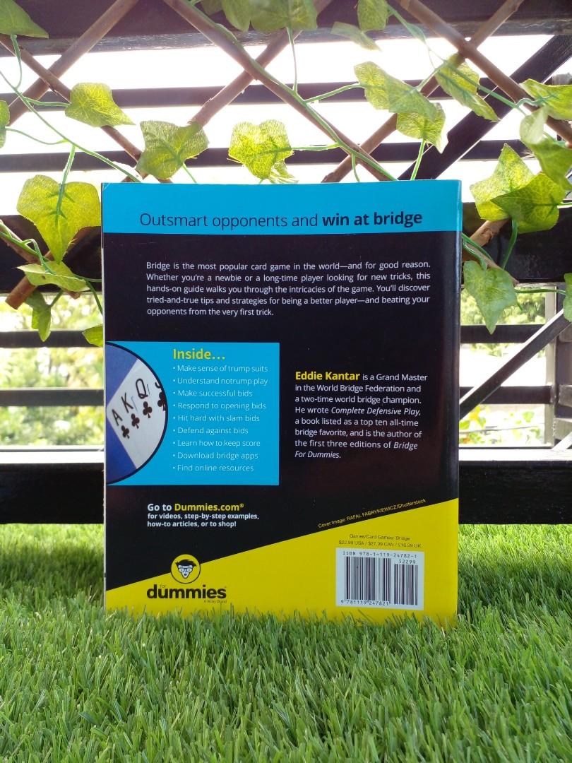 Bridge for Dummies, Hobbies & Toys, Books & Magazines, Textbooks on ...