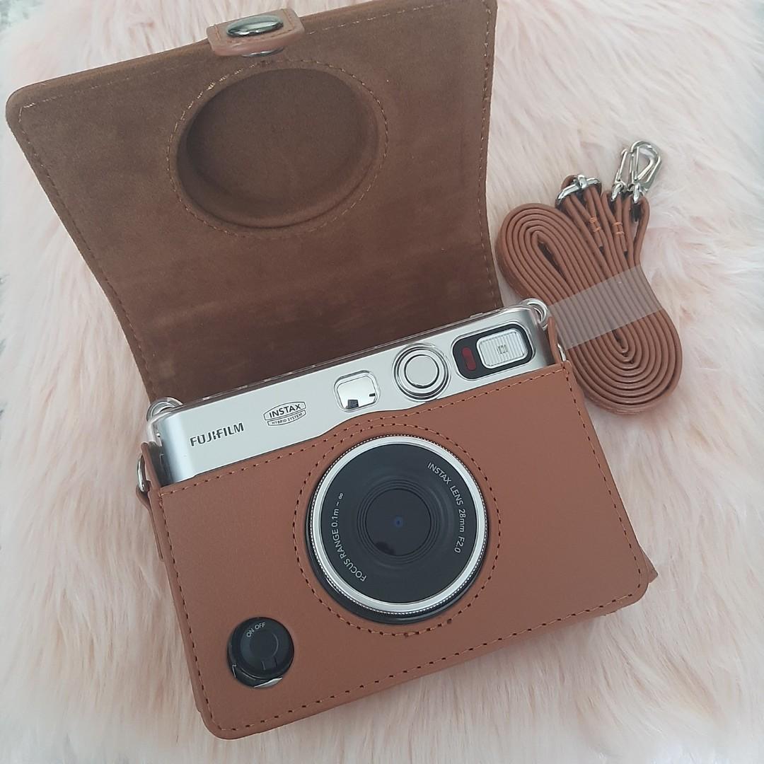 Instax Mini Evo Camera Bag - Brown, Women's Fashion, Bags & Wallets ...