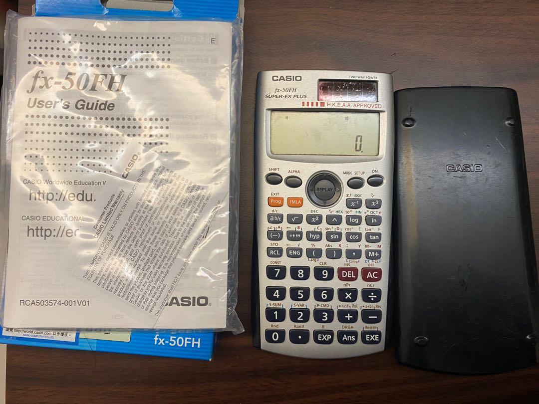 Casio 計算機 DSE 計數機 fx-50FH, 電腦＆科技, 商務用科技產品 - Carousell