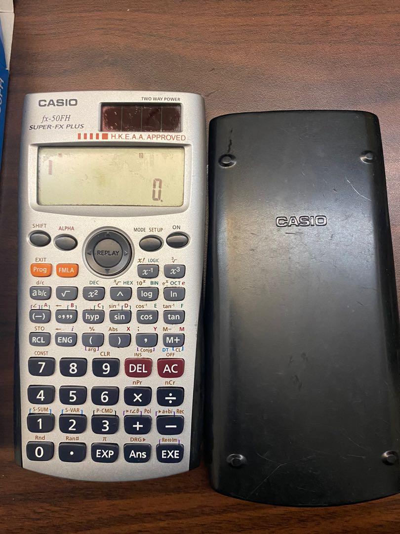 Casio 計算機 DSE 計數機 fx-50FH, 電腦＆科技, 商務用科技產品 - Carousell