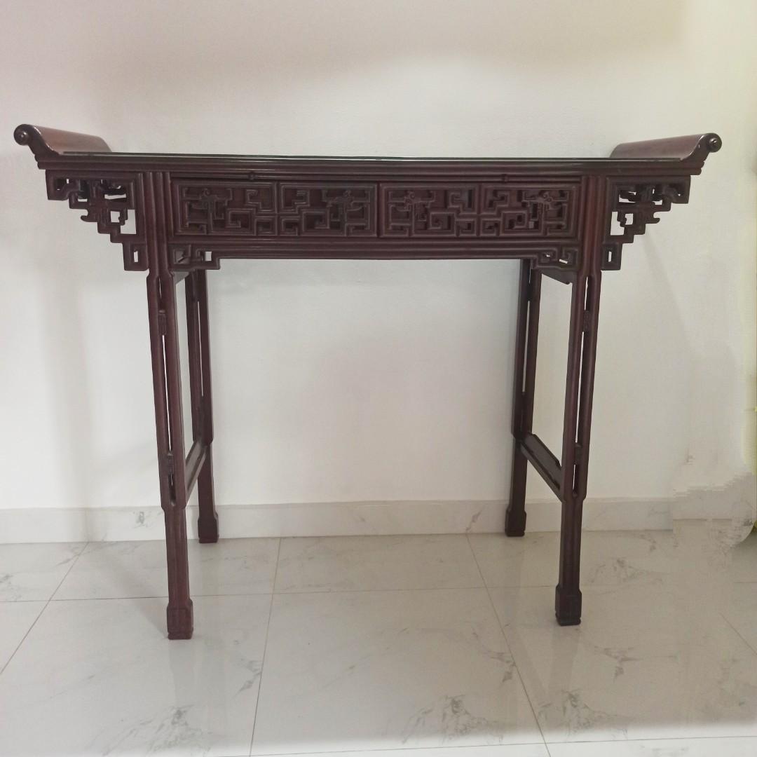 Chinese Style Display Table, Furniture & Home Living, Furniture, Other ...