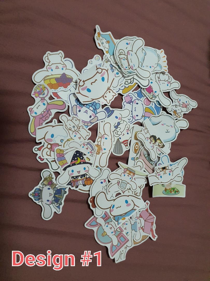 Cinnamoroll and Hello Kitty Waterproof Stickers, Hobbies & Toys ...