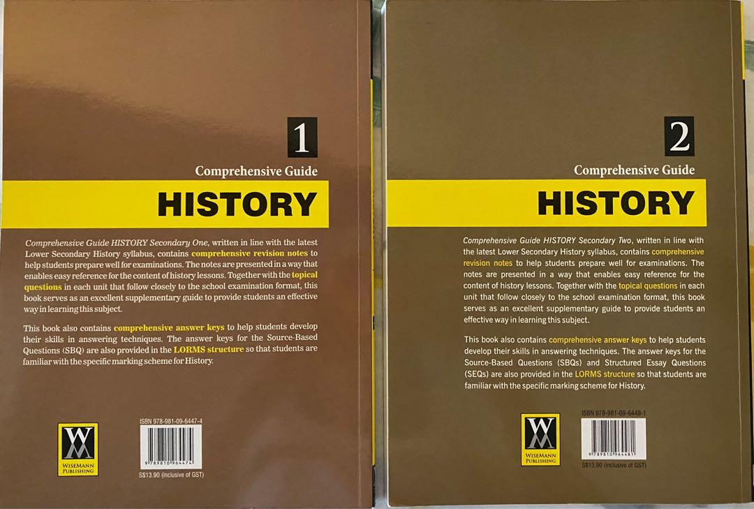 Comprehensive guide History Sec 1 & Sec 2, Hobbies & Toys, Books ...