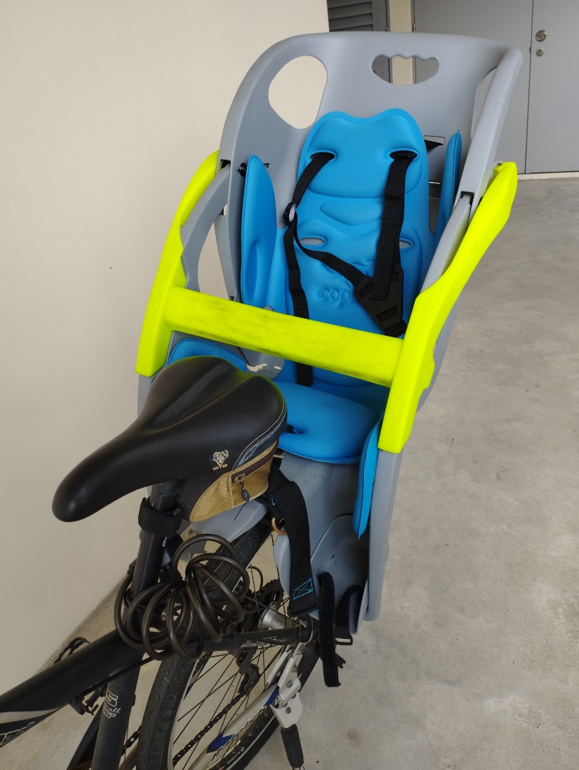 Copilot bicycle child seat, Sports Equipment, Bicycles & Parts, Parts & Accessories on Carousell
