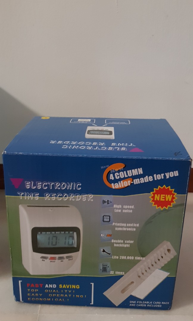 David-Link AT-2400R Electronic Time Recorder, Computers & Tech, Office ...