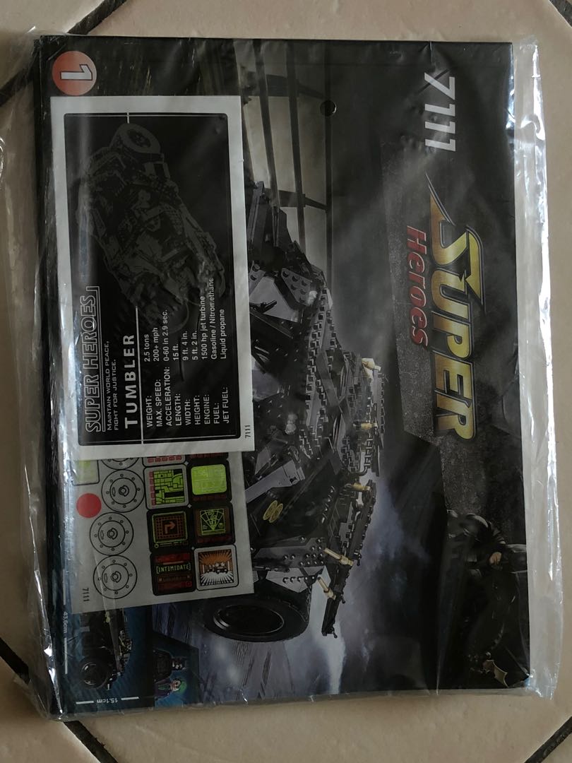 DeCool 7111 Super Heroes Armoured Chariot Tumbler on Carousell