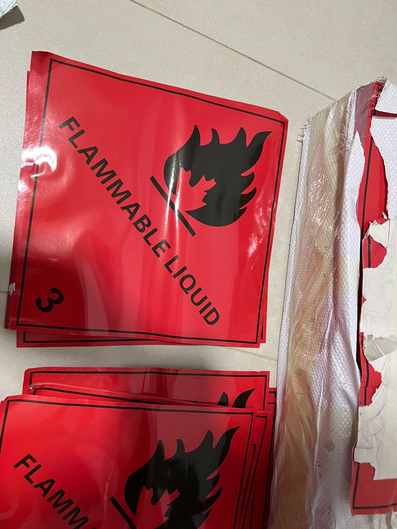 DG IMO 3 HAZ Dangerous sticker, Hobbies & Toys, Stationery & Craft ...