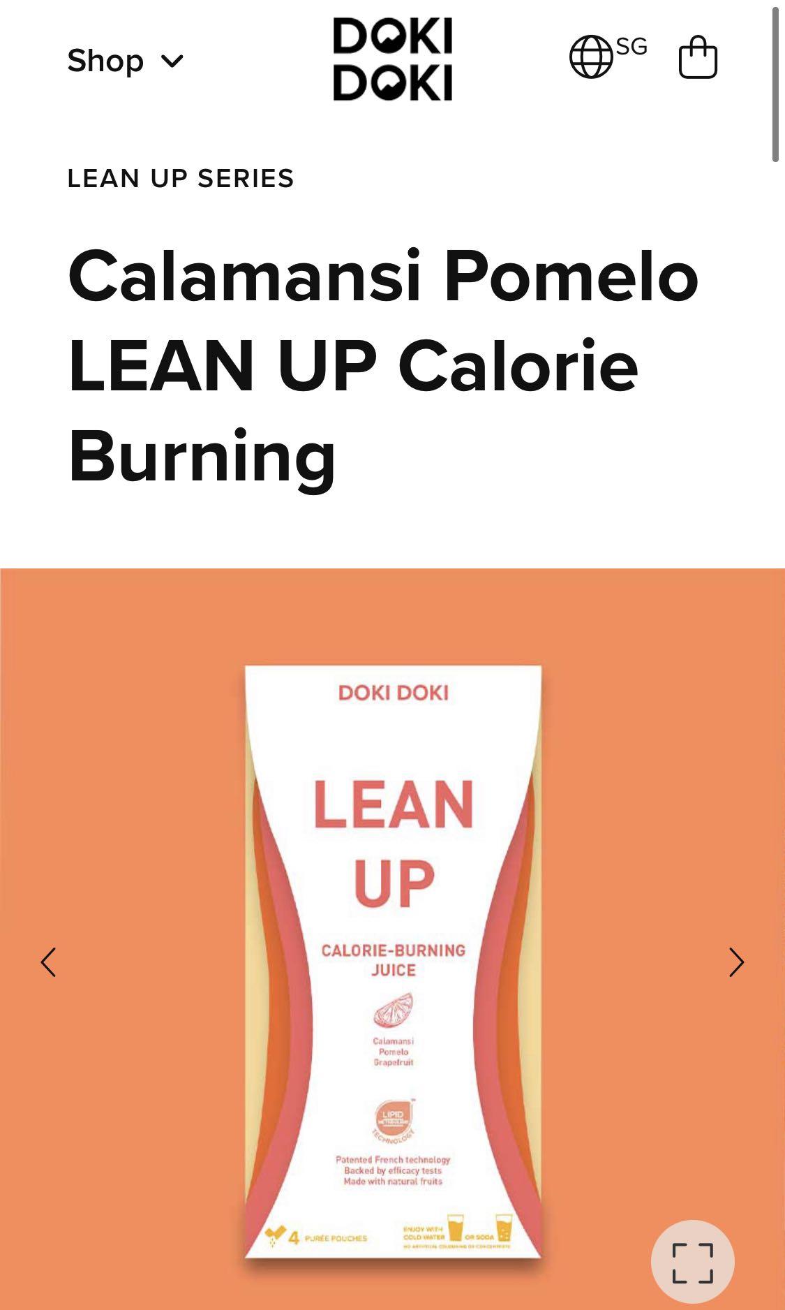 Slimming Doki Juice Calamansi Pomelo Lean Up Calorie Burning, Health ...
