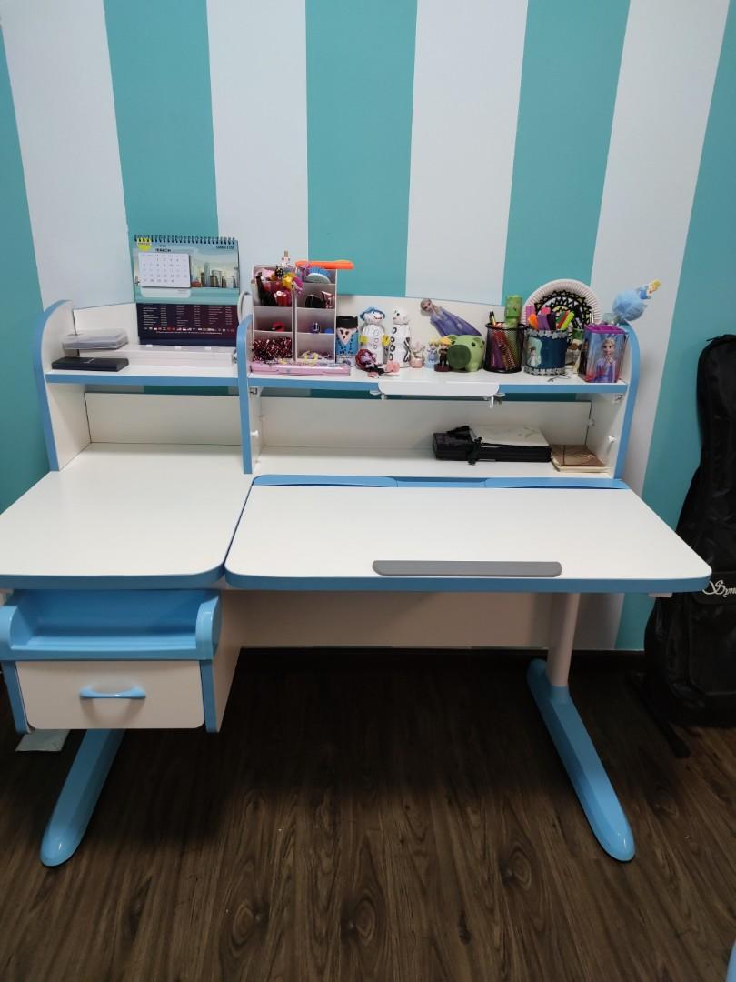 Totguard Ergonomic kid study table and chair, Furniture & Home Living ...