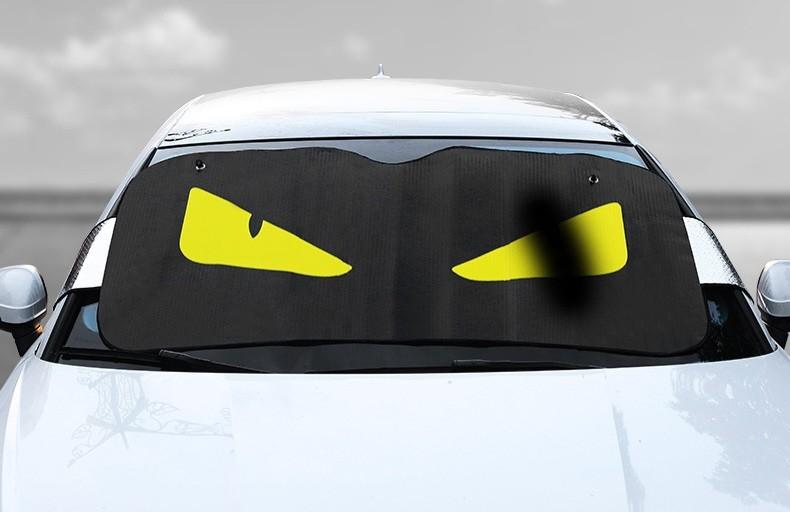 Evil Eyes Car Windscreen Shade, Car Accessories, Accessories on Carousell