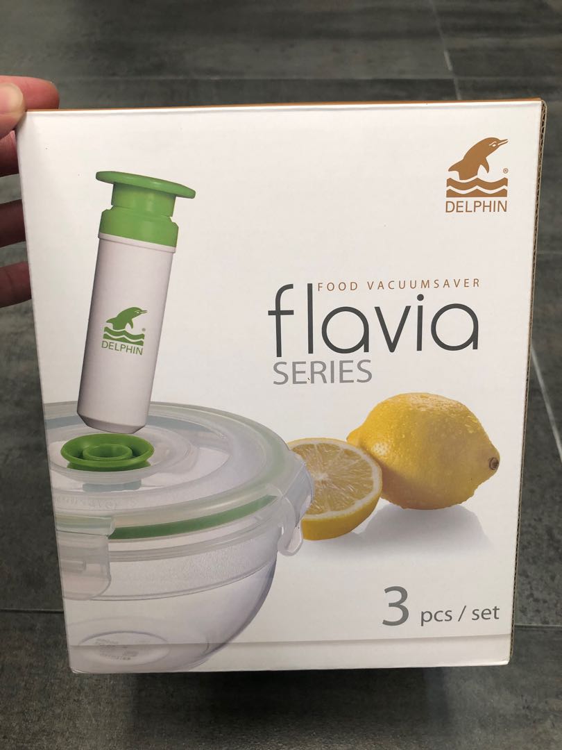 Flavia food storage vacuum container, Furniture & Home Living ...