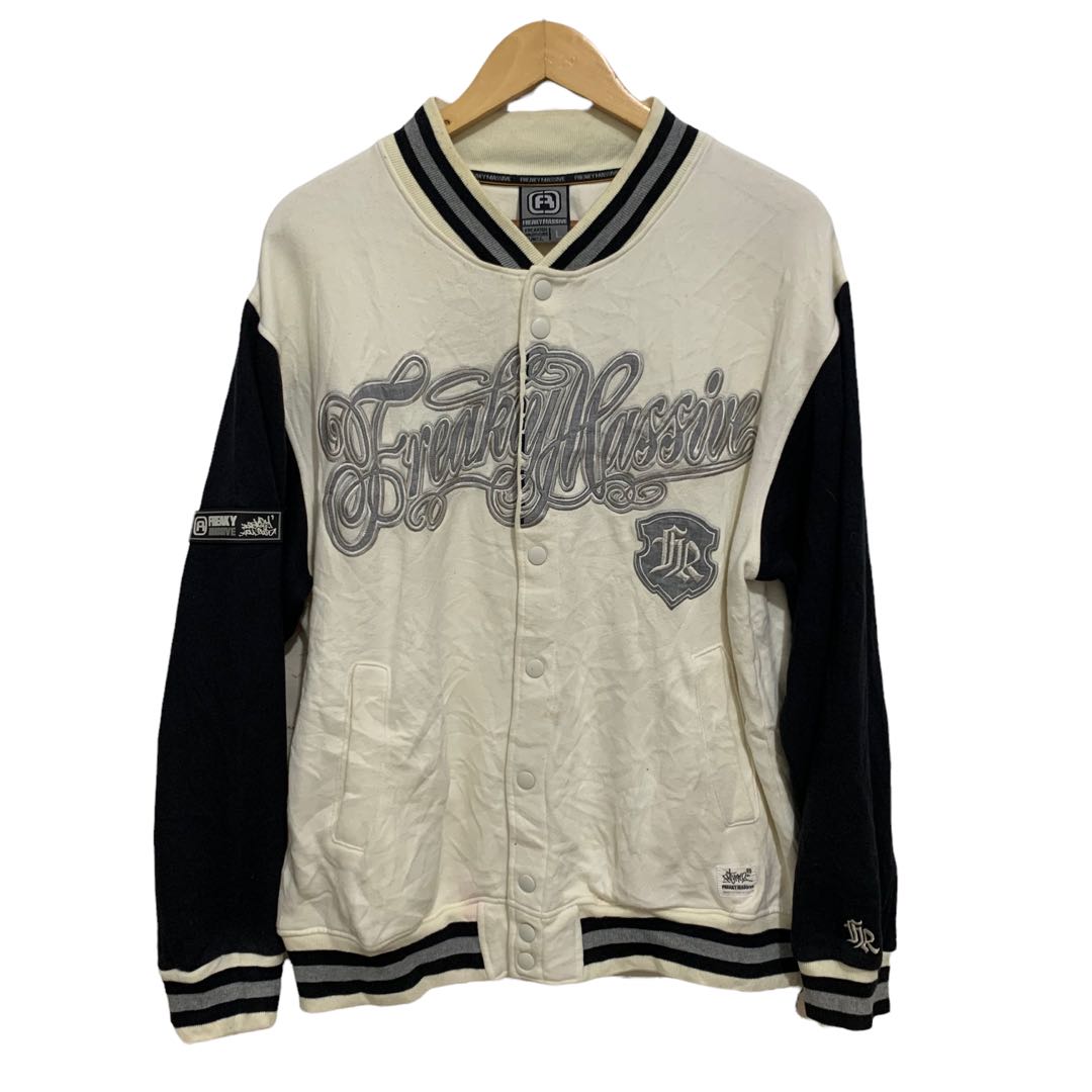 Freaky Massive Varsity Jacket, Men's Fashion, Coats, Jackets and ...