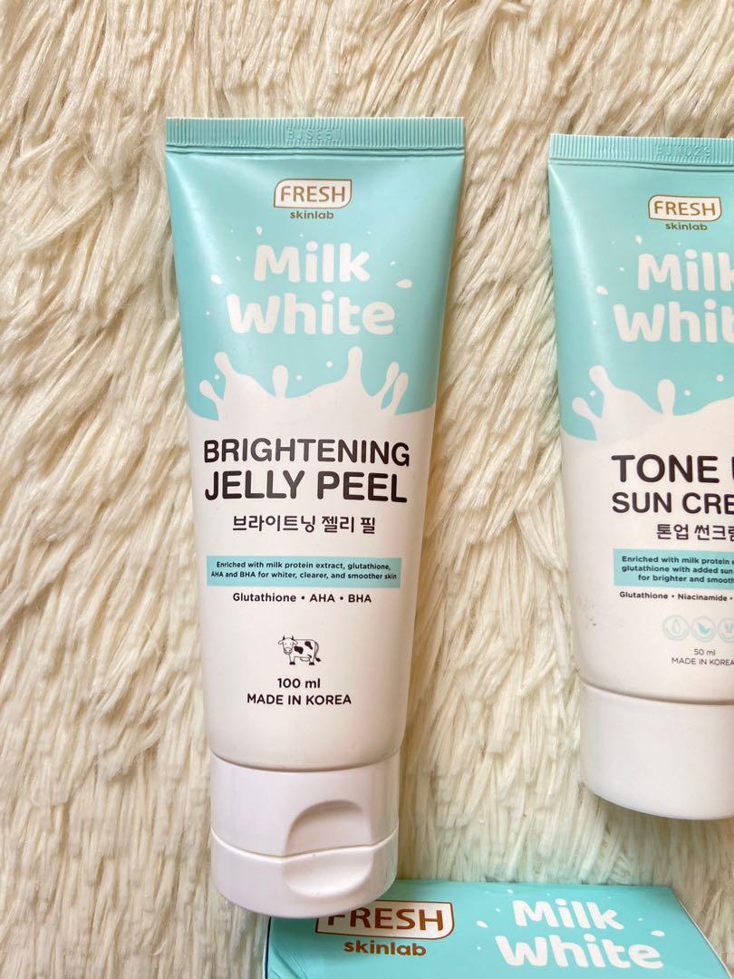 Fresh skinlab Milk White line set of 3, Beauty & Personal Care, Face ...