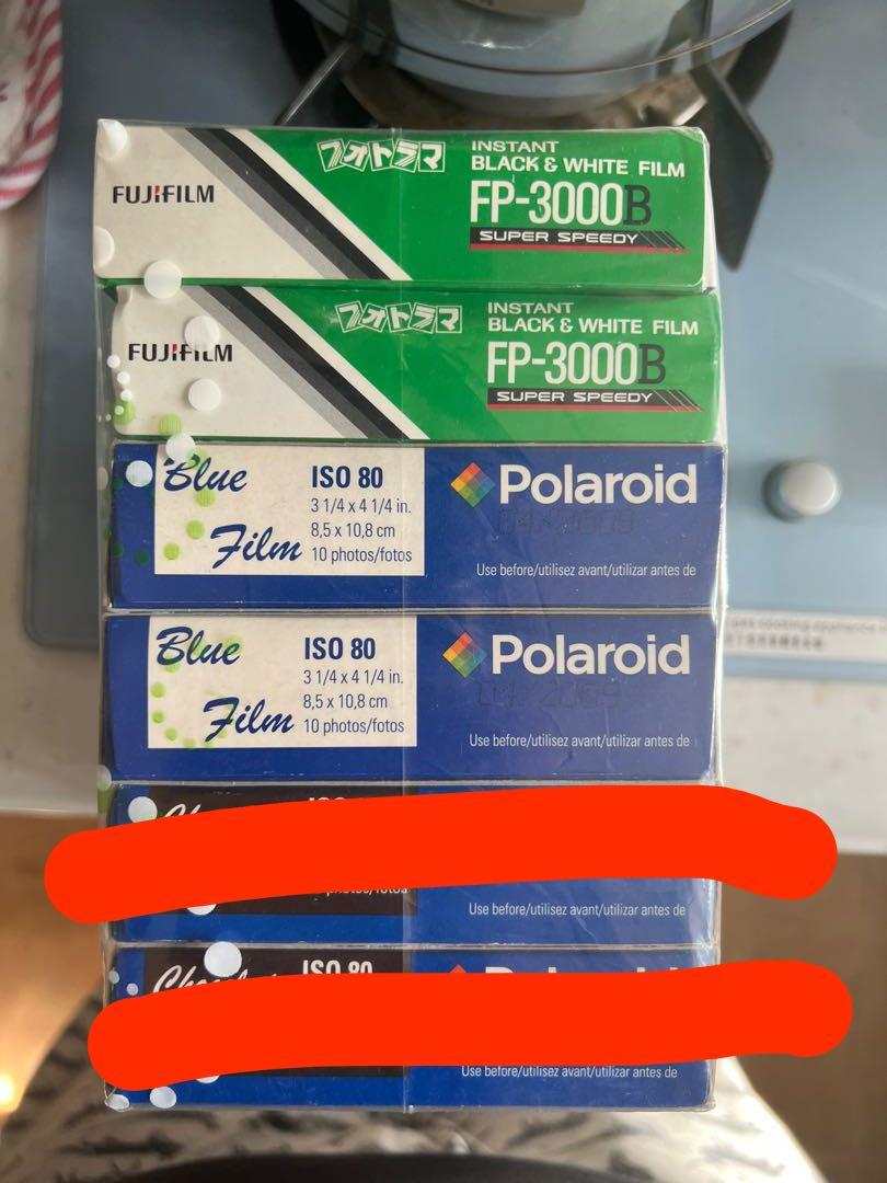 Fujifilm fp-3000b polaroid blue film, 攝影器材, 鏡頭及裝備 - Carousell