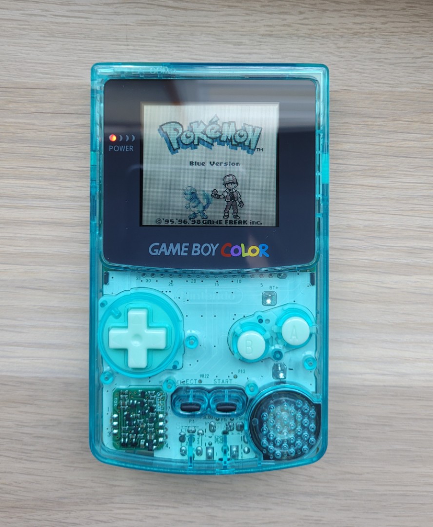Gameboy Color (Ice Blue) Nintendo Game Boy Color GBC, Video Gaming ...