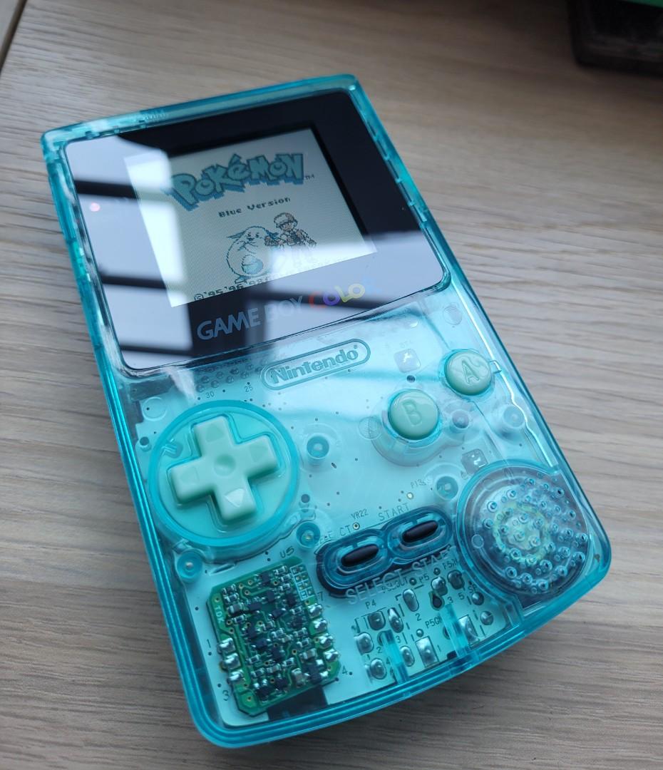 Gameboy Color (Ice Blue) Nintendo Game Boy Color GBC, Video Gaming ...