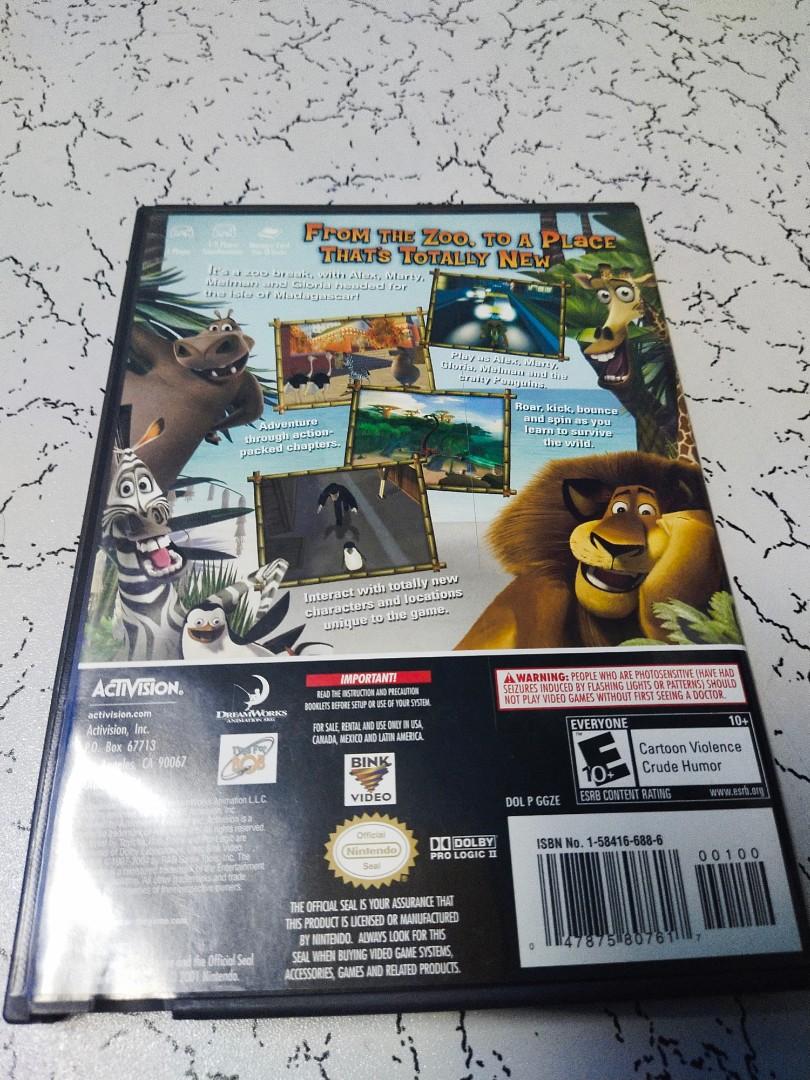 Gamecube Madagascar, Video Gaming, Video Games, Nintendo on Carousell