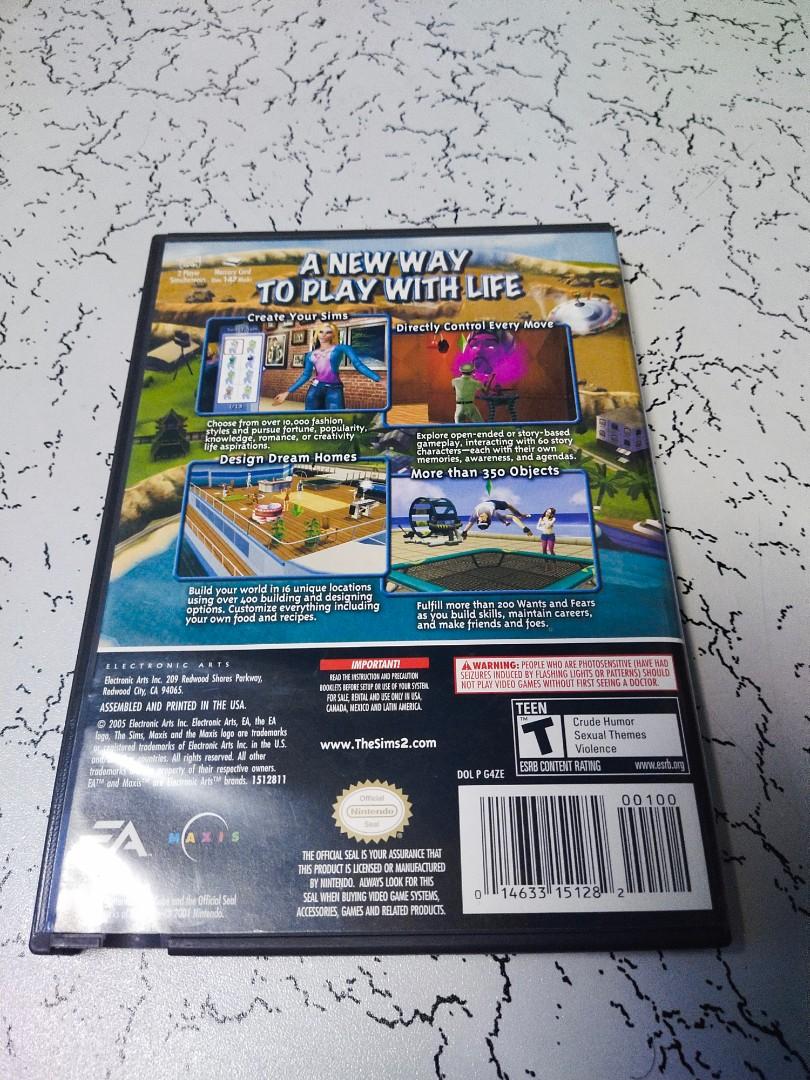 Gamecube Sims 2, Video Gaming, Video Games, Nintendo on Carousell