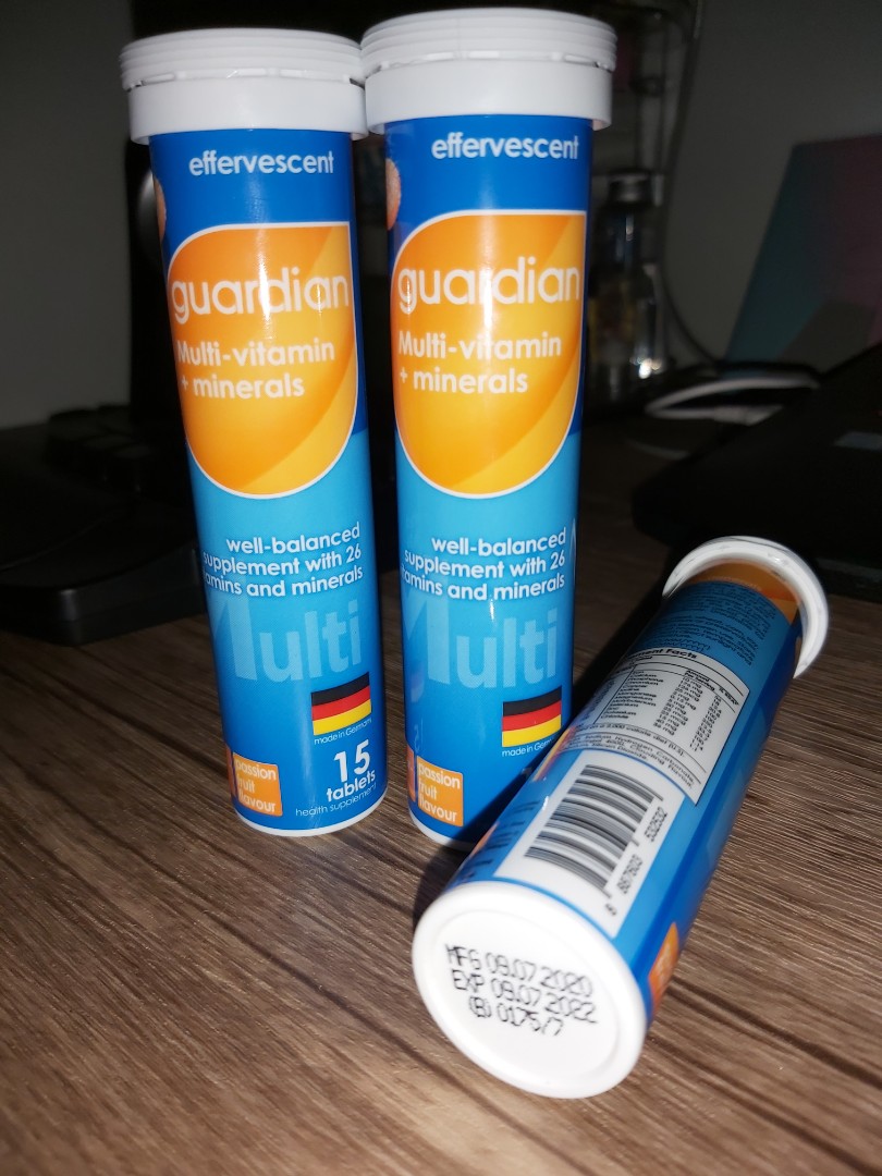 Guardian Multivitamin + minerals, Health & Nutrition, Health ...