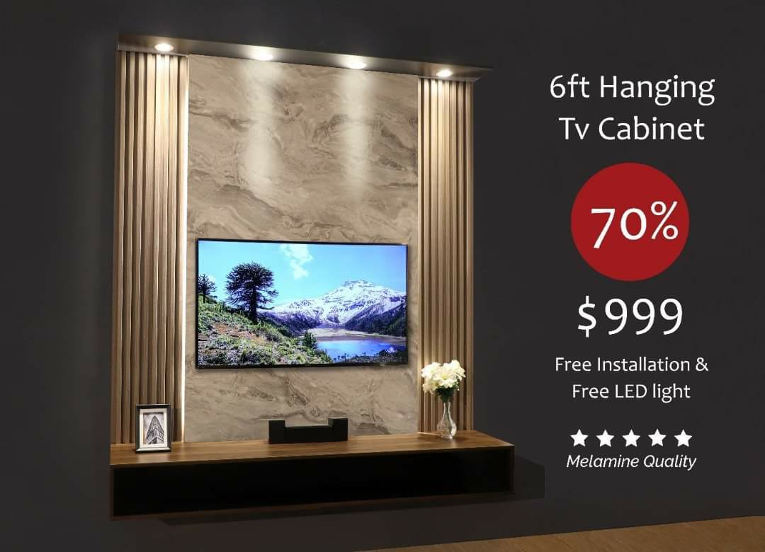 6FT Full height TV Cabinet, Furniture & Home Living, Furniture, TV ...