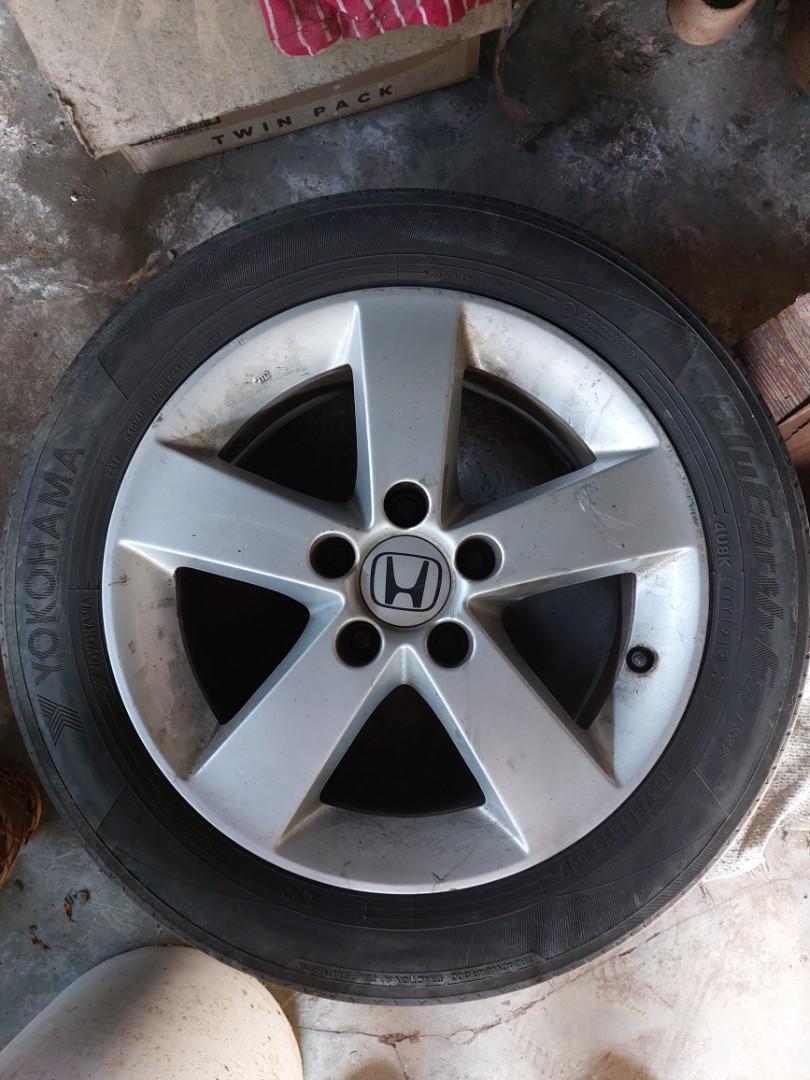 Honda Civic FD 2007 mags and wheels, Car Parts & Accessories, Mags and ...
