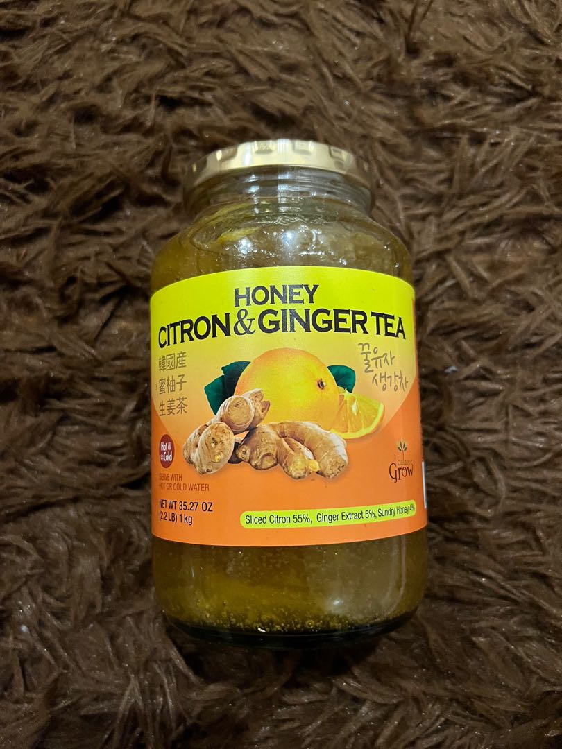 HONEY CITRON & GINGER TEA, Food & Drinks, Fresh Produce on Carousell