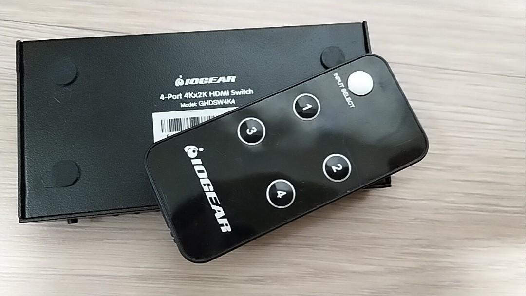 Iogear hdmi switch, TV & Home Appliances, TV & Entertainment, TV Parts ...